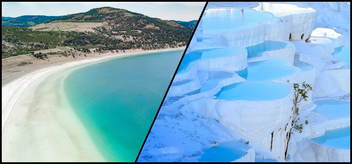 Salda Lake & Pamukkale Tour from Side | 2 in 1 Trip | Book Now!